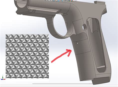 What Is The Best Way To Get This Triangular Checkering Pattern Onto