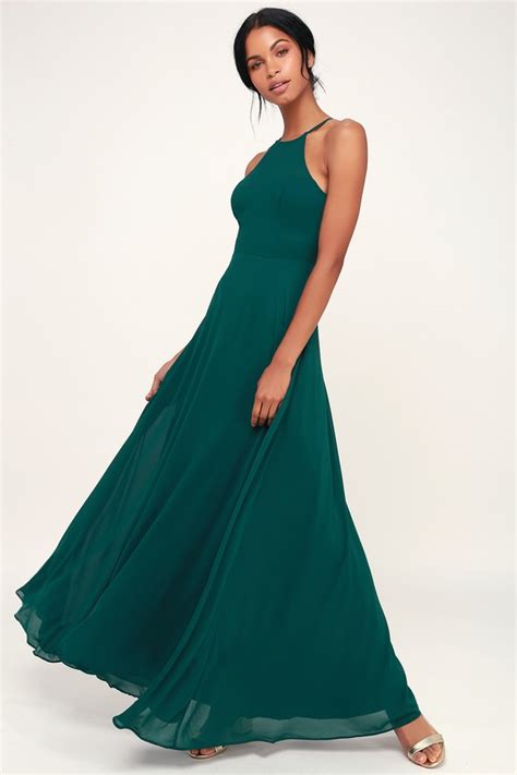 Glam Emerald Green Maxi Dress Sweetheart Maxi Dress Gown Lulus