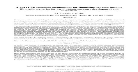 A Matlab Simulink Methodology For Simulating Dynamic Tti