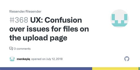 UX Confusion Over Issues For Files On The Upload Page Issue 368 Filesender Filesender GitHub