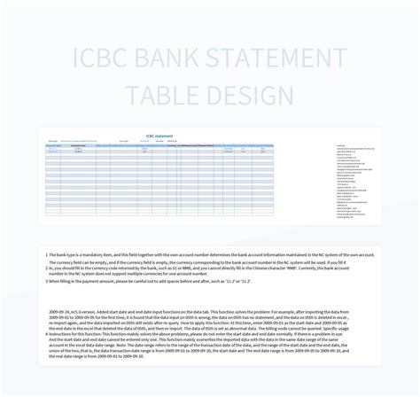 Free Bank Statements Templates For Google Sheets And Microsoft Excel Slidesdocs
