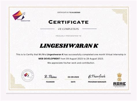 Lingesh Waran On Linkedin Hi Connections I Am Very Delighted To