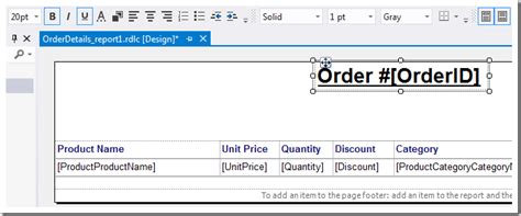Code On Time Sample Applications Order Form Report Placing