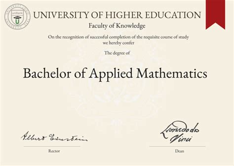 Bachelor Of Applied Mathematics Bam