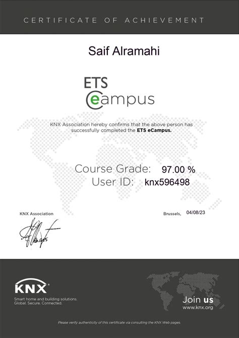Saif Al Ramahi On Linkedin I Have Successfully Completed Knx Ets6