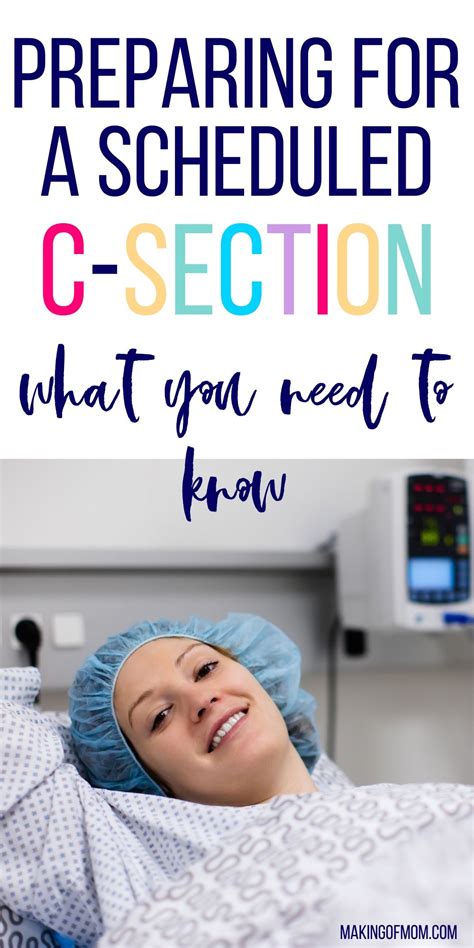 Preparing For A Scheduled C Section Artofit