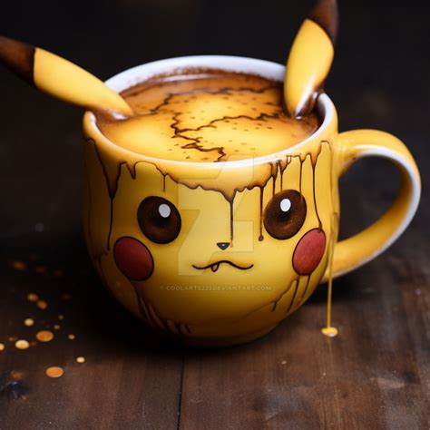 Pikachu Cup Of Drink By Coolarts223 On Deviantart