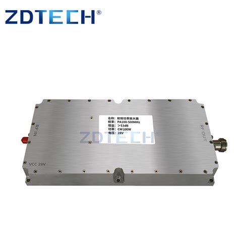 Factory Supply 100 500mhz 100w Rf Power Amplifier Module For Fpv Uav Jammer Drone Jammer And