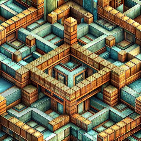 Hyper Detailed Seamless Tile Geometric Pattern For Design And Textile