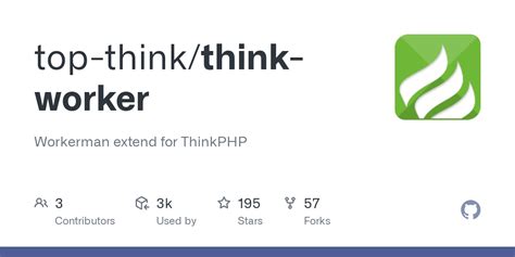 Github Top Thinkthink Worker Workerman Extend For Thinkphp