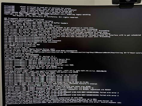 install stuck at apfs extract root hash and manifest error r hackintosh