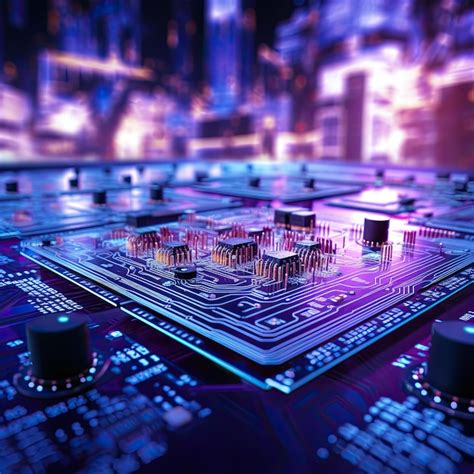 Premium AI Image HighTech Circuit Board