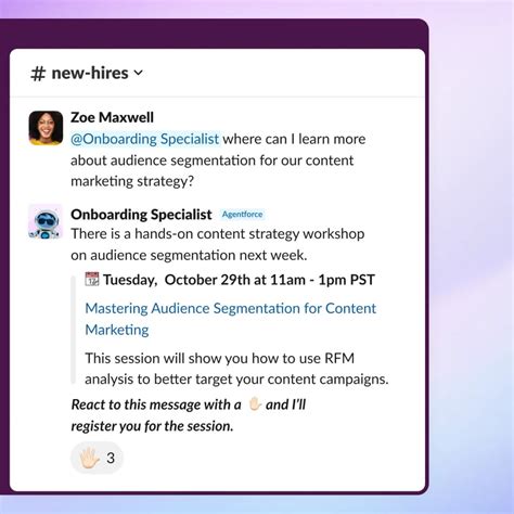 Work With Ai Agents In Slack Using Agentforce Salesforce Us