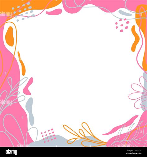 Hand Drawn Abstract Background Vector Organic Background Creative