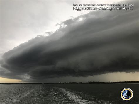 This Big Shelf Cloud Was Observed Higgins Storm Chasing