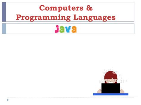 Computers And Programming Languages Ppt Download