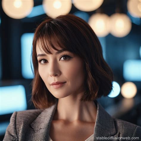 Female Ai Influencer Attracting Men And Women At 40 Stable Diffusion