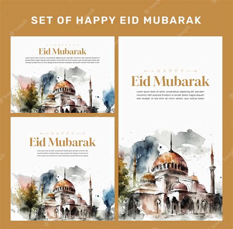 Premium Vector Creative Social Media Designs For Idul Fitri Festivities