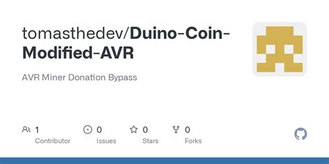 GitHub TommarekCZE Duino Coin Modified AVR AVR Miner Donation Bypass