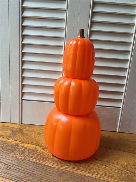 Dollar Tree Primitive Farmhouse Pumpkin Stack