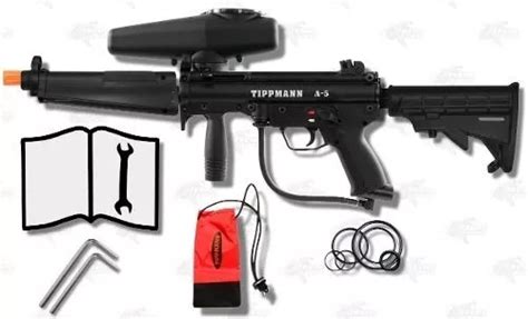 Marcadora Gotcha Tippmann A5 Mecanica Culata Flatline Xtr P