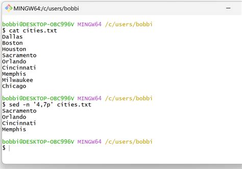 How To Use Sed To Print Specific Lines In File Collecting Wisdom