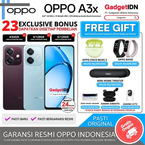Jual Oppo A X Gb Gb Extended Ram Garansi Resmi Oppo Shopee Indonesia