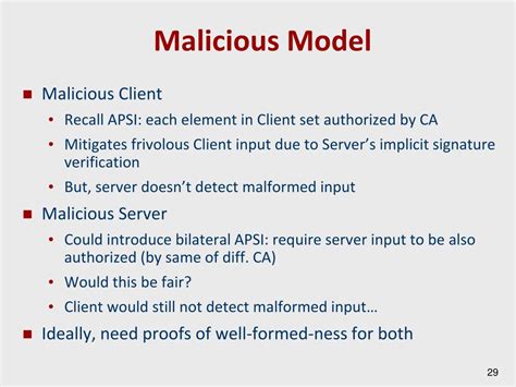 Ppt Linear Complexity Private Set Intersection Protocols Secure In
