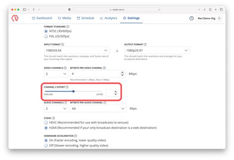 how to manage encoder presets