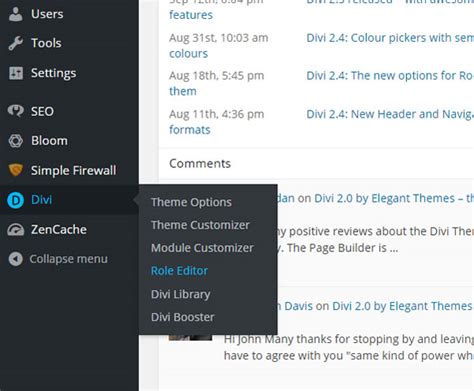 Divi 25 The Divi Role Editor For Total Client Control