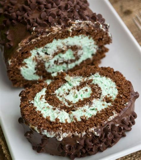 Chocolate Ice Cream Cake Roll
