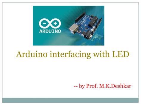 Arduino Interfacing Led Pdf