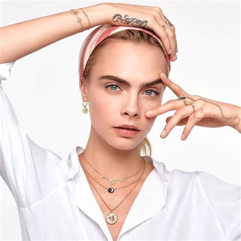 Cara Delevingne For Dior Rose Des Vents Jewelry Campaign