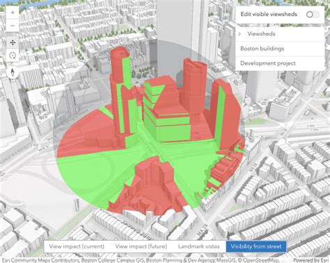 interactive viewshed analysis sample code arcgis maps sdk for