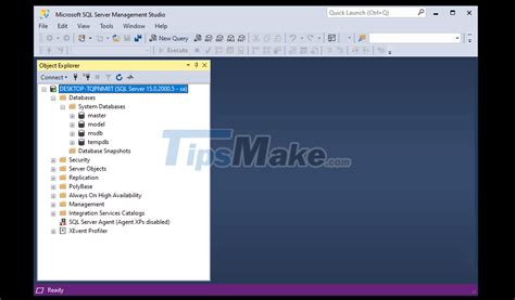 How To Make A Connection To SQL Server Through SSMS
