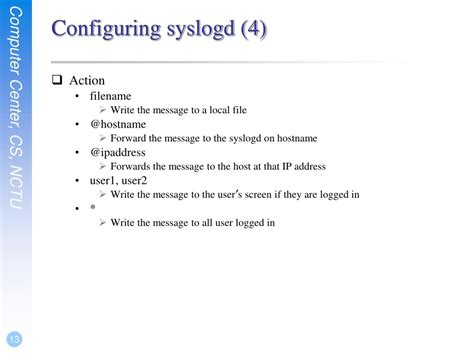 Ppt Syslog And Log Rotate Powerpoint Presentation Free Download Id3389467