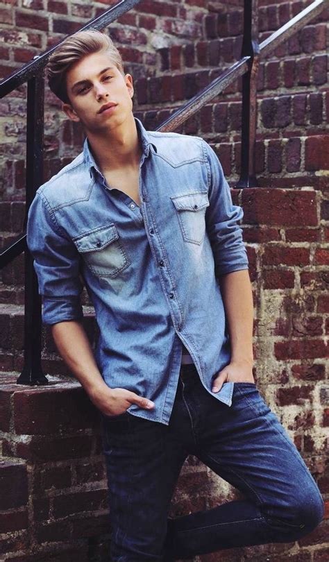 Pin Di Ken W Su Boy Men In Open Shirt