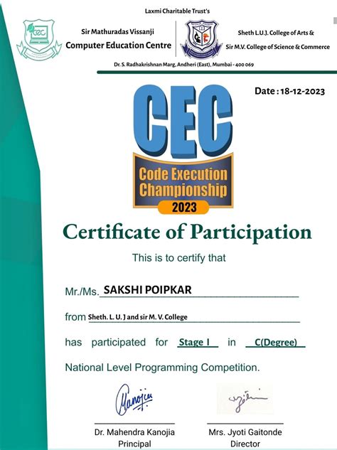 Sakshi Poipkar On Linkedin Code Execution Championship