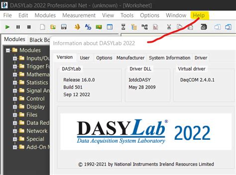dasylab license transfer to another laptop data acquisition daq