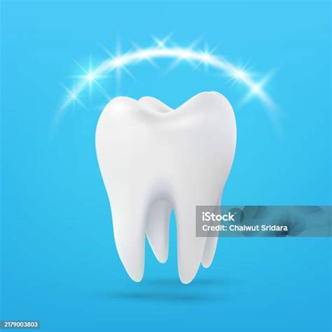 치아 흰색 밝은 배경에 치아의 3d 그림 벡터 일러스트 레이 션 3차원 형태에 대한 스톡 벡터 아트 및 기타 이미지 3차원 형태 이빨 컷아웃 Istock