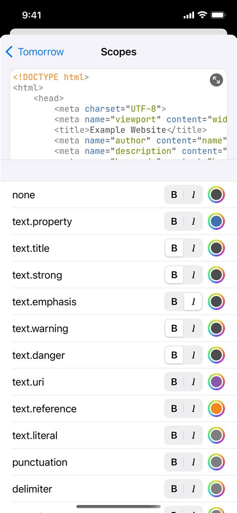 Using Scopes For Syntax Highlighting