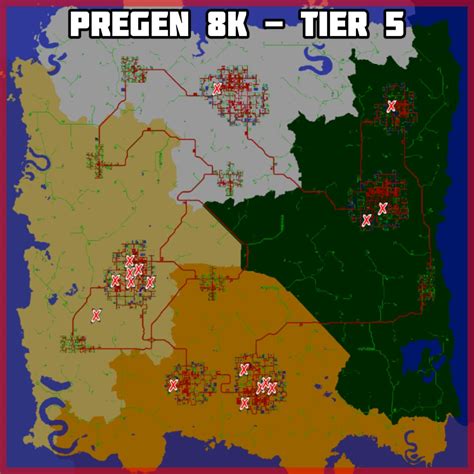 All Pregen Maps With Good To Know Locations Marked R 7daystodie