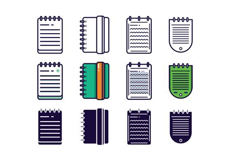 Block Notes Vector At Vectorified Com Collection Of Block Notes Vector Free For Personal Use