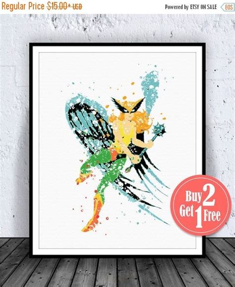 Big Sale Hawkgirl Print Hawkgirl Art Female Super By Carmazoe