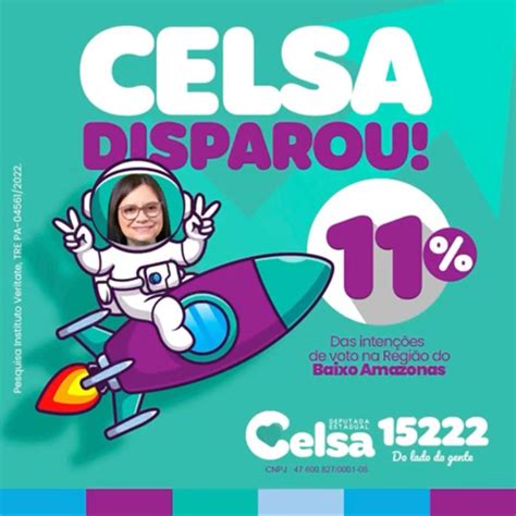Portal Do Colares Celsa Brito Lidera Com 11 Dos Votos No Oeste Do Pará Pra Deputada Estadual