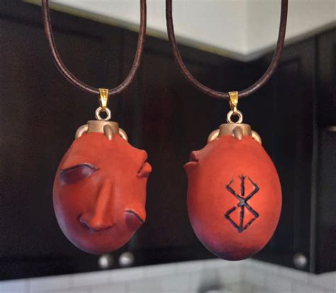 Berserk Behelit Handmade Necklace Egg Of The King Brand Of Sacrifice
