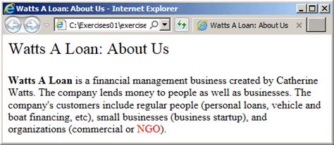 Lesson 02 Inline CSS