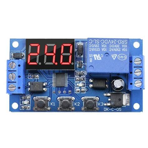 With Case V LED Display Automation Digital Delay Timer Control Switch Relay Module Relay Cycle