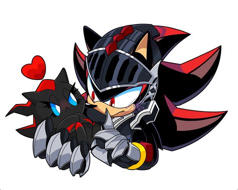 Shadow The Hedgehog Dark Chao And Shadow Chao Sonic Drawn By Sunik