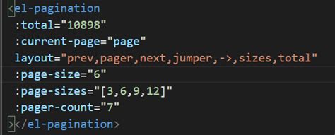 element ui分页器设置每一页显示数量 page size 后页码没有发生变化原因与解决 page sizes CSDN博客